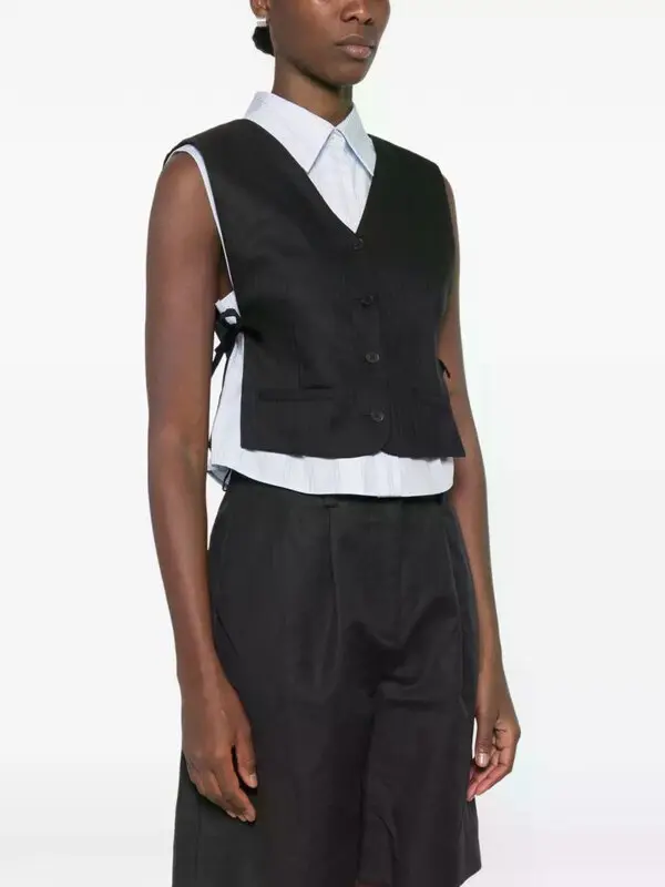 Sandro Pinstripe-pattern Buttoned Top