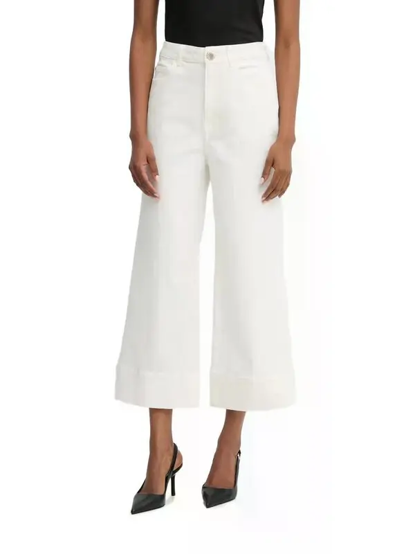 MORGAN Wide-leg Cropped Jeans
