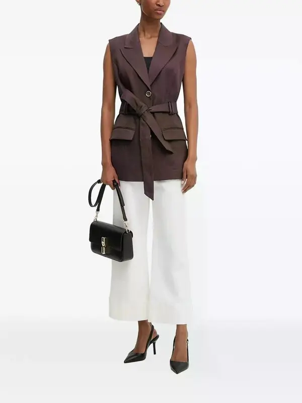 MORGAN Wide-leg Cropped Jeans