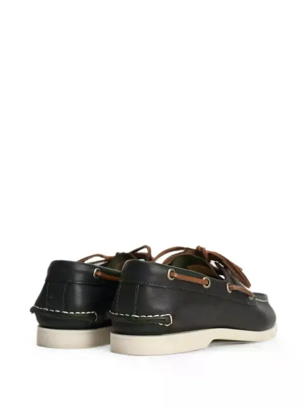 Timberland Contrast-stitch Lace-up Boat Shoes - Blue