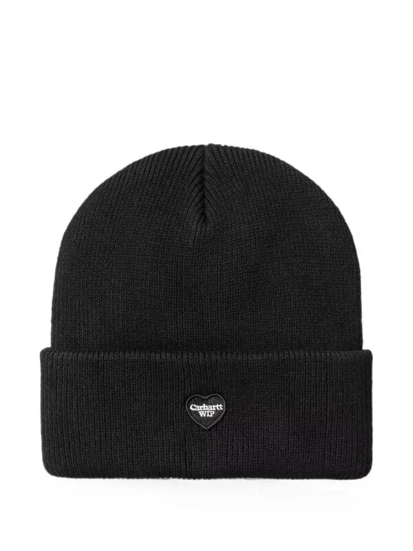 Carhartt Work In Progress Heart Beanie Hat - Black