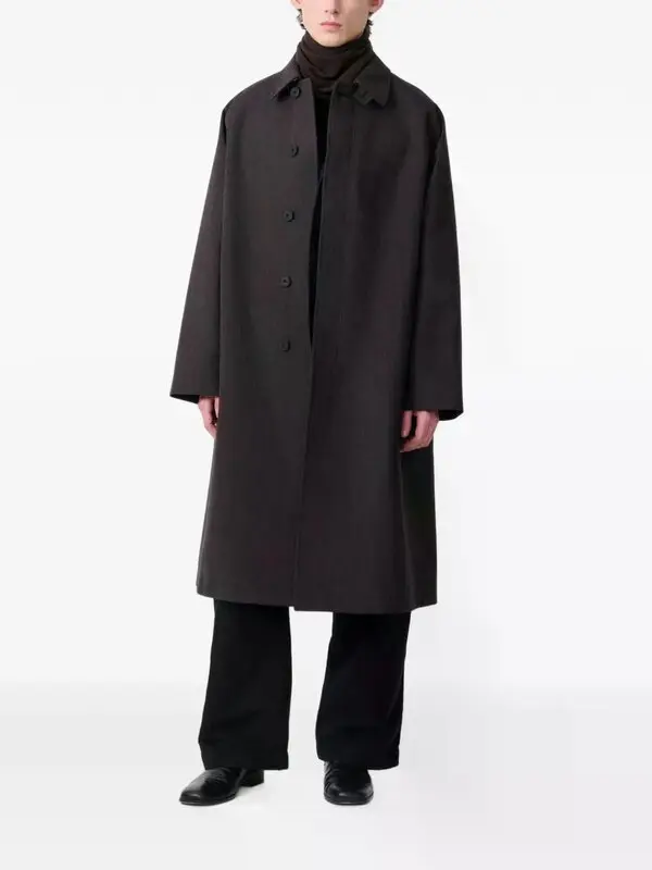 Studio Nicholson Crowe Wool-cotton Twill Coat