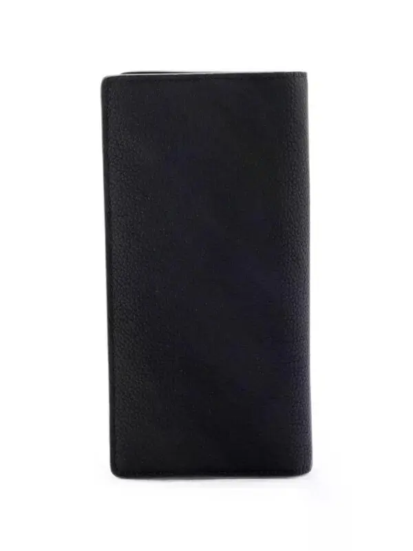 LOUIS VUITTON Brazza Wallet Taiga Leather Small Wallets - Black