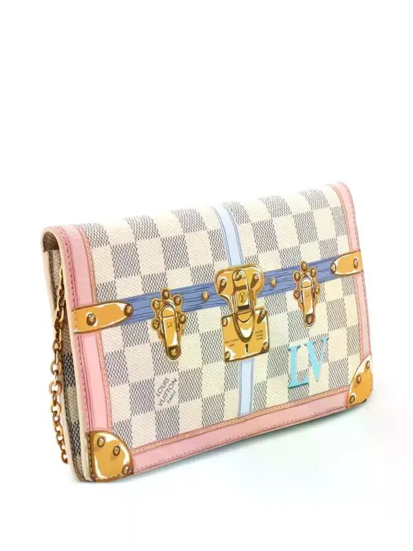 LOUIS VUITTON Damier Summer Trunks Weekend Pochette Clutch Bag