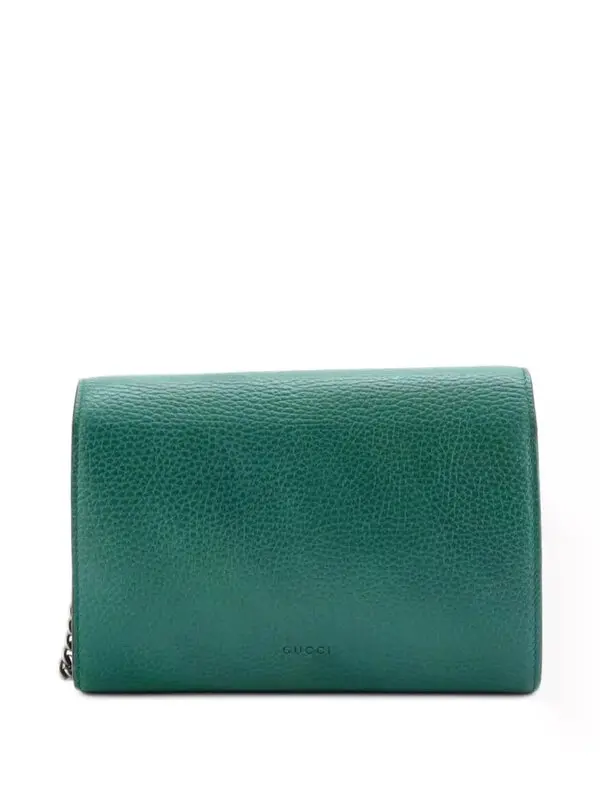 Gucci Dionysus Chain Wallet Small Crossbody Bag - Green