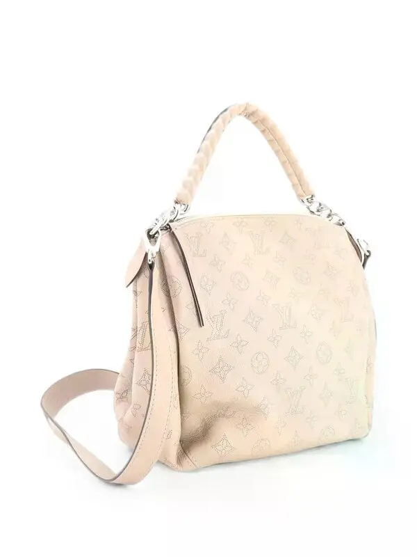 LOUIS VUITTON Mahina Leather Bb Hobo Bag - Neutrals