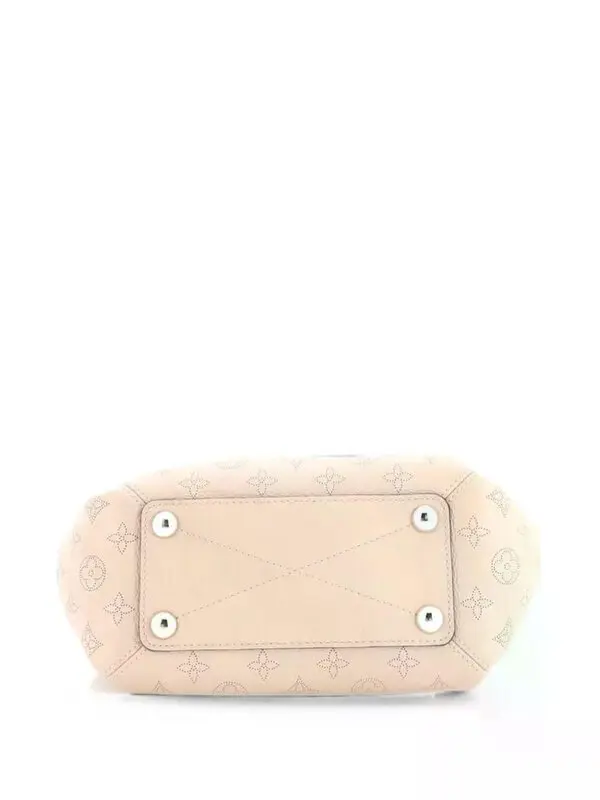 LOUIS VUITTON Mahina Leather Bb Hobo Bag - Neutrals