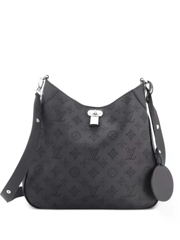 LOUIS VUITTON Mahina Leather Mm Crossbody Bag - Black