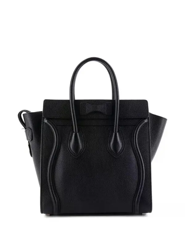 Celine Luggage Bag Grainy Leather Micro Tote Bag