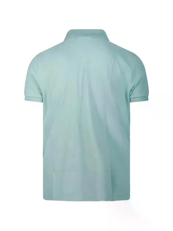 Polo Ralph Lauren Logo-embroidered Piqué Polo Shirt - Blue