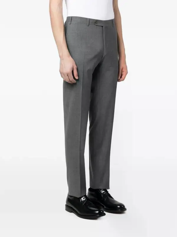 Canali Tailored Pressed-crease Trousers