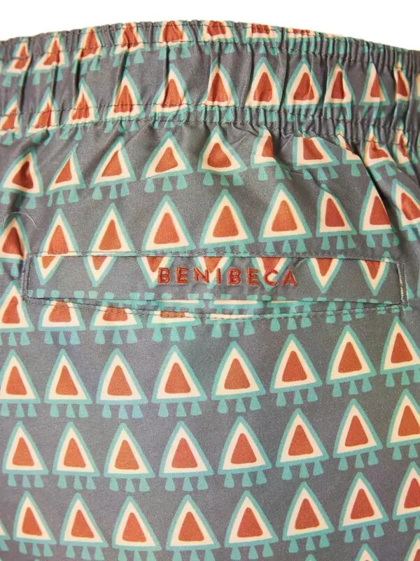 BENIBECA Geometric Print Swim Shorts