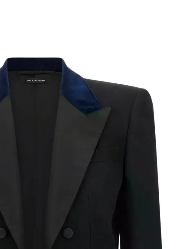 TOM FORD Satin-lapel Cropped Blazer