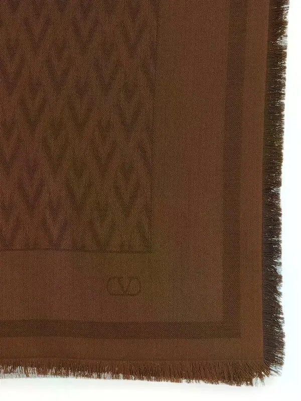 Valentino Garavani Monogram-pattern Scarf