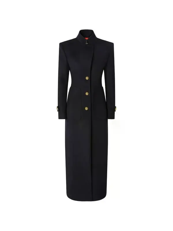 Pinko Button-fastening Single-breasted Coat - Blue