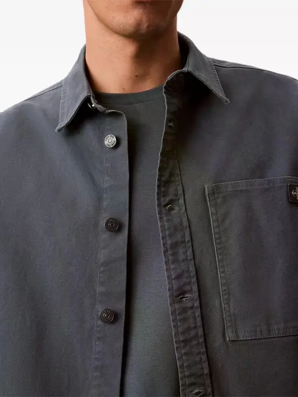 Calvin Klein Logo-patch Button-up Jacket