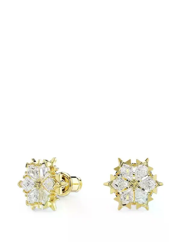 SWAROVSKI Snowflake-motif Stud Earrings