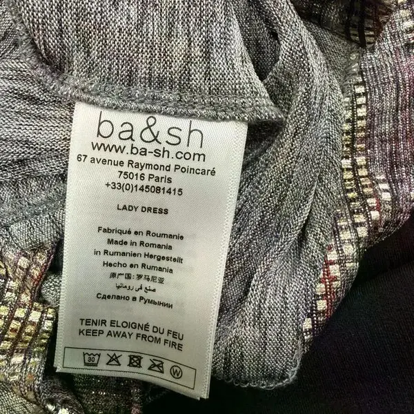 Ba&sh Salina V-back Midi Dress