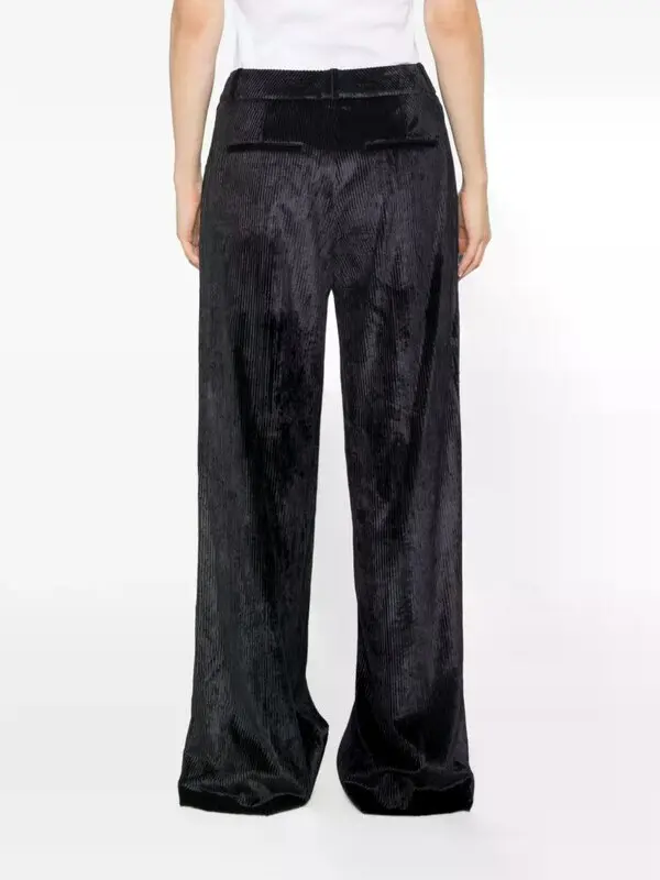 Peserico Corduroy Effect Wide-leg Trousers