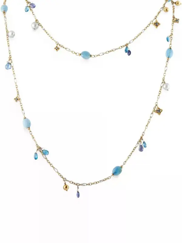 David Yurman Multi-gemstone Charm Necklace