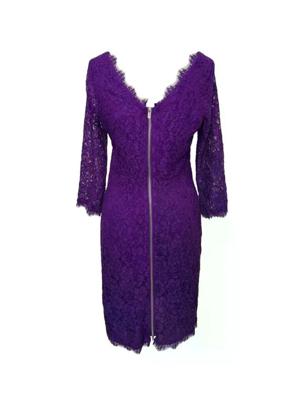 Diane Von Furstenberg Zarita Lace Dress - Purple