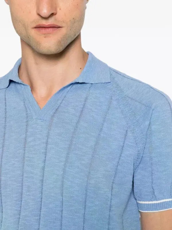 JEORDIE'S Vertical-stripe Short-sleeve T-shirt