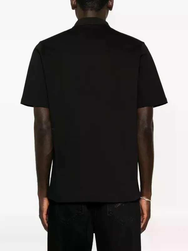 RHUN Logo-embroidered Short-sleeve Polo Shirt