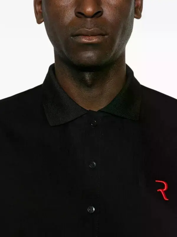 RHUN Logo-embroidered Short-sleeve Polo Shirt