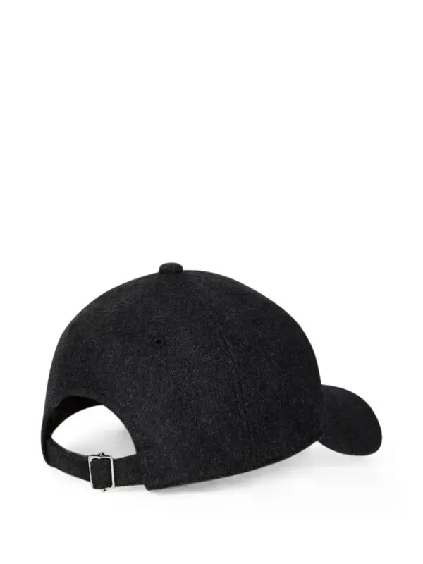 Karl Lagerfeld Essential Wool-blend Cap - Grey