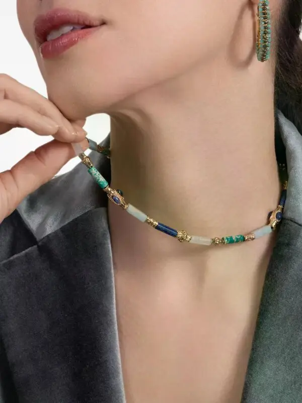 Gas Bijoux Kali Gemstone-beaded Necklace