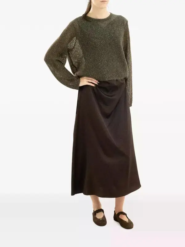 Ralph Lauren Open-knit Long-sleeve Sweater - Green
