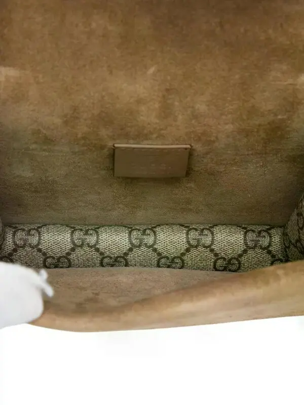 Gucci Gg Supreme Dionysus Crossbody Bag - Neutrals