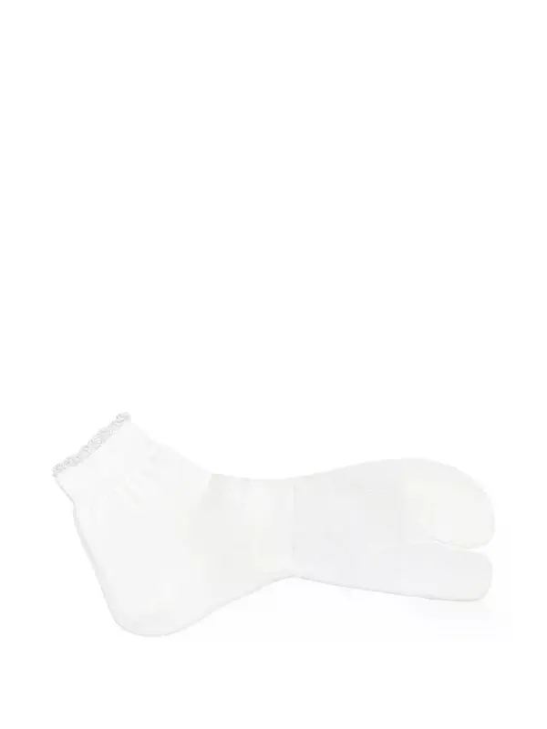 ANTIPAST Cotton Tabi Socks - White