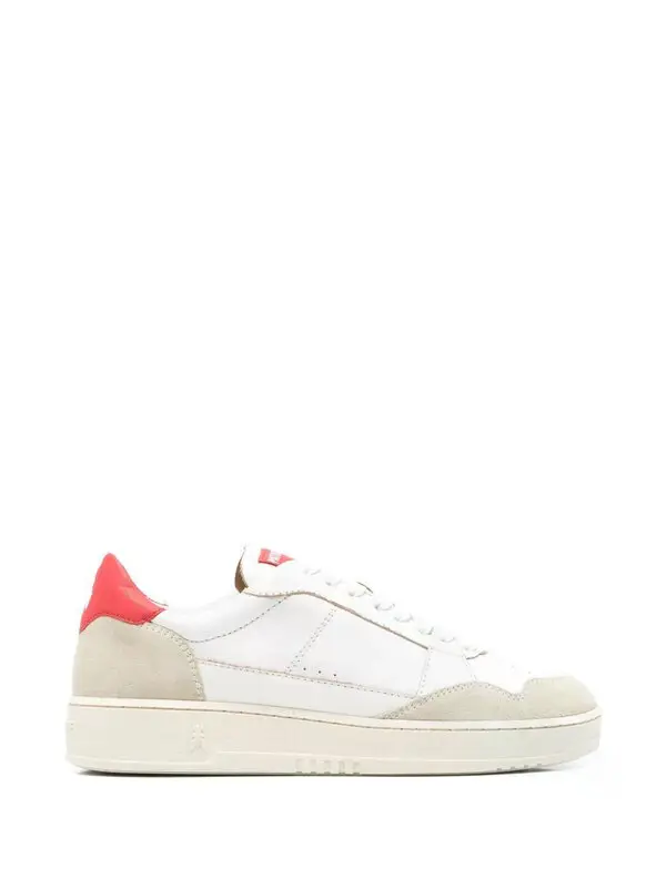 Patrizia Pepe Fly '93 Suede-panelled Sneakers - White
