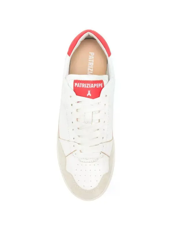 Patrizia Pepe Fly '93 Suede-panelled Sneakers