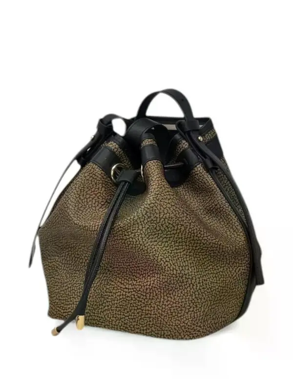 Borbonese Drawstring-fastening Bucket Bag