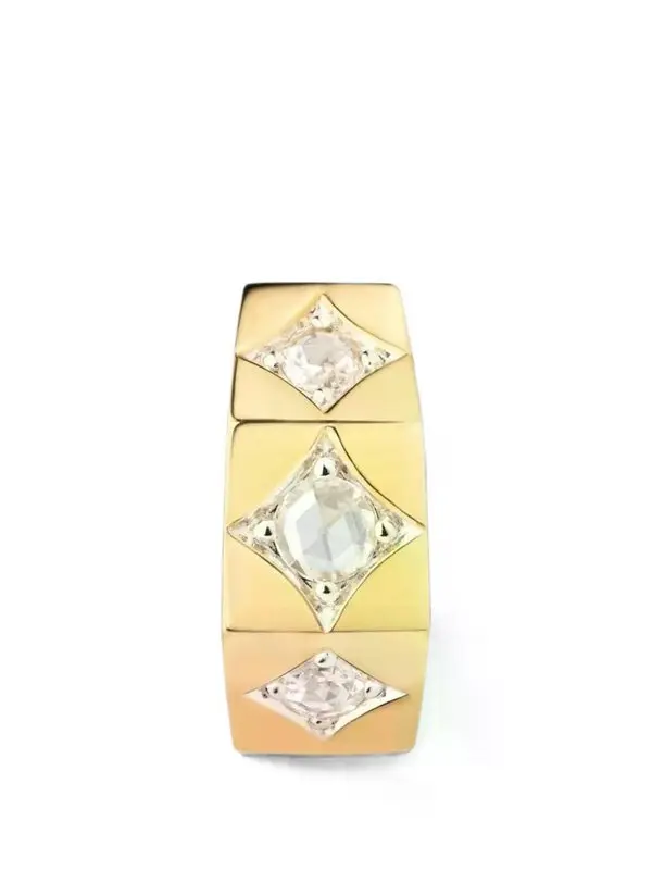 MARIE LICHTENBERG Diamond-embellishment Earring - Gold