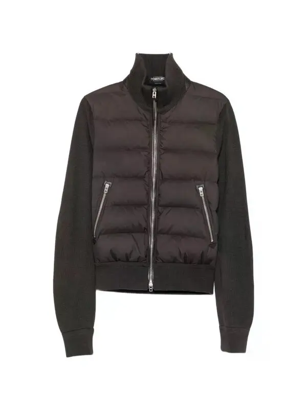 TOM FORD Quilted-panel Zip-up Jacket
