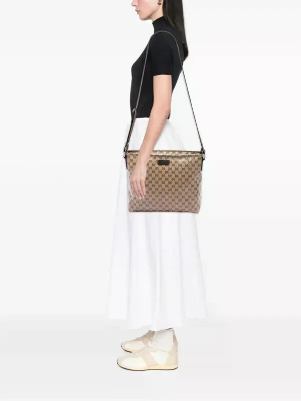 Gucci 2016-2026 Gg Crystal Crossbody Bag - Neutrals