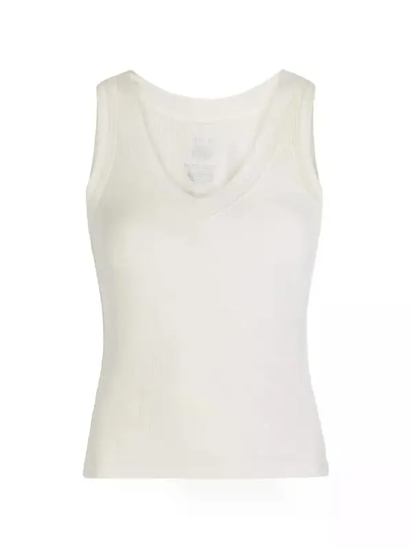 TALA Ribbed-knit V-neck Tank Top