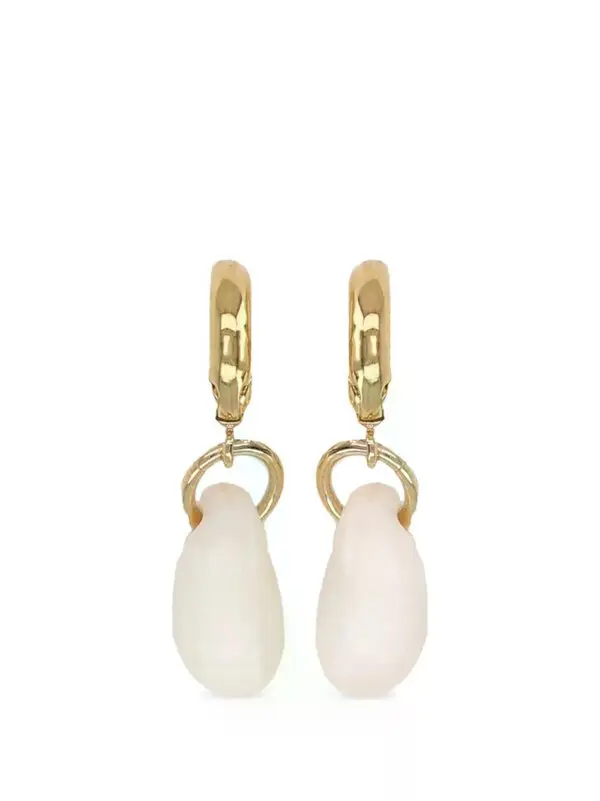 Isabel Marant Étoile Stone Pendant Drop Earrings - Gold