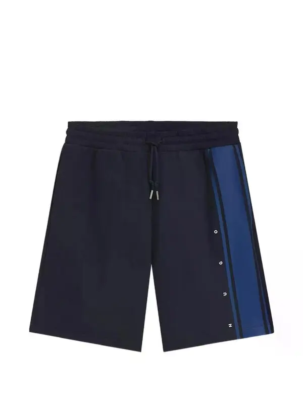 Hugo Logo-print Side-stripe Shorts