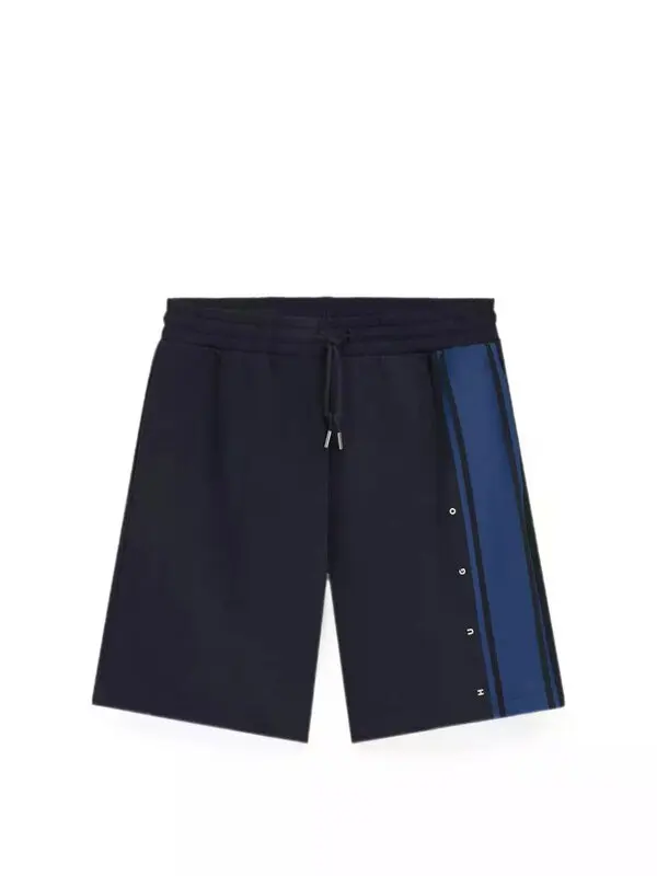 Hugo Logo-print Side-stripe Shorts