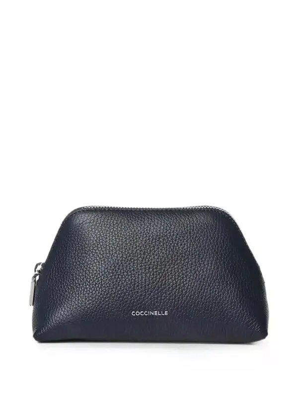 COCCINELLE Grainy Leather Clutch Bags - Blue