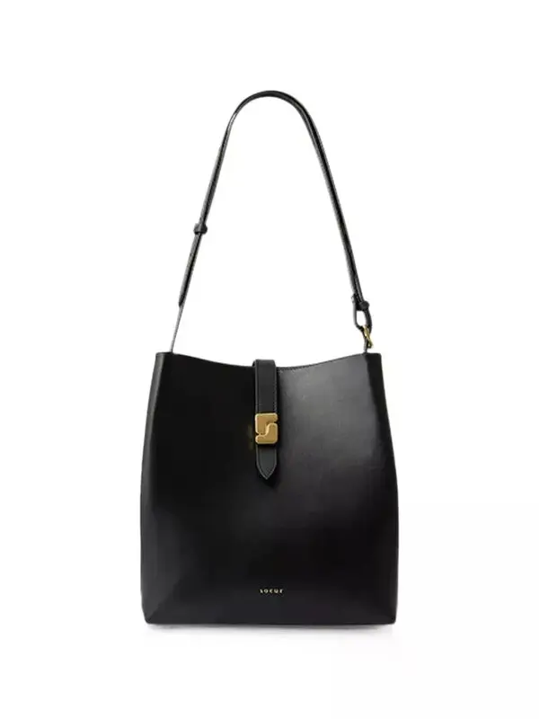 Soeur Logo-plaque Leather Shoulder Bag