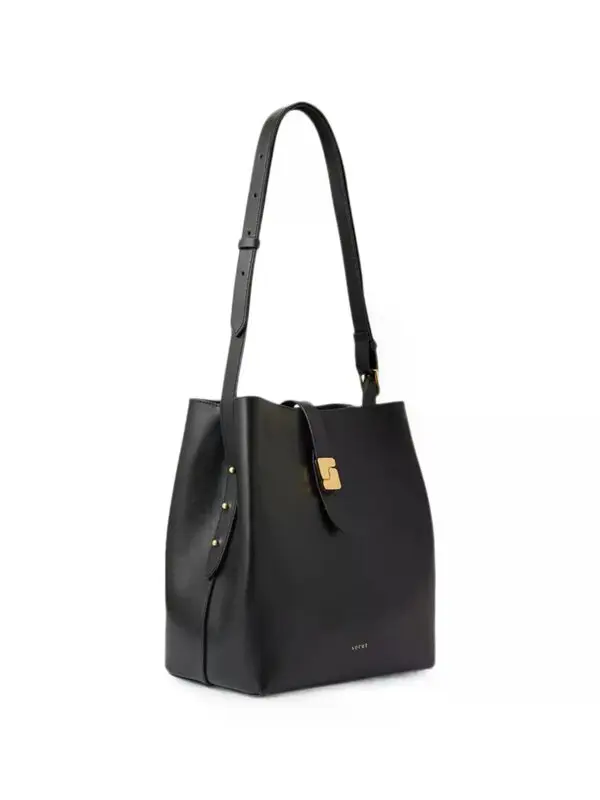 Soeur Logo-plaque Leather Shoulder Bag