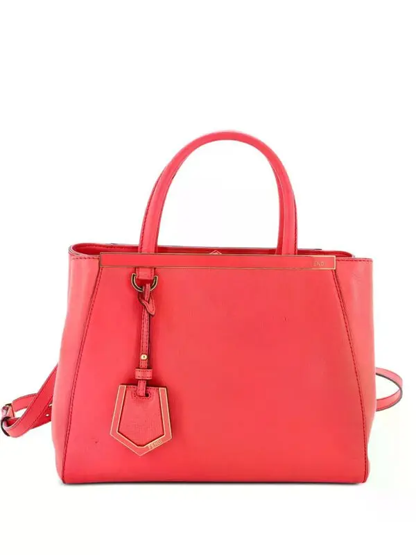 Fendi 2jours Leather Petite Satchel - Pink