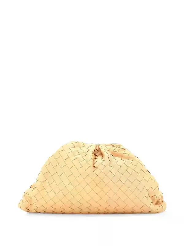 Bottega Veneta The Pouch Intrecciato Nappa Teen Crossbody Bag - Neutrals