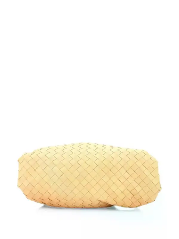 Bottega Veneta The Pouch Intrecciato Nappa Teen Crossbody Bag - Neutrals