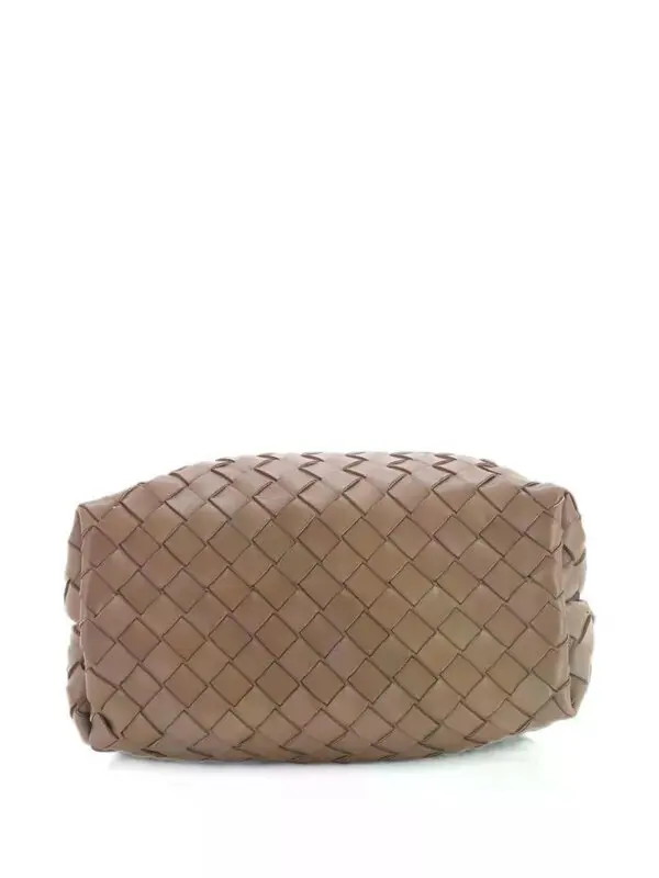 Bottega Veneta Andiamo Top Handle Bag Intrecciato Nappa Small Satchel - Brown